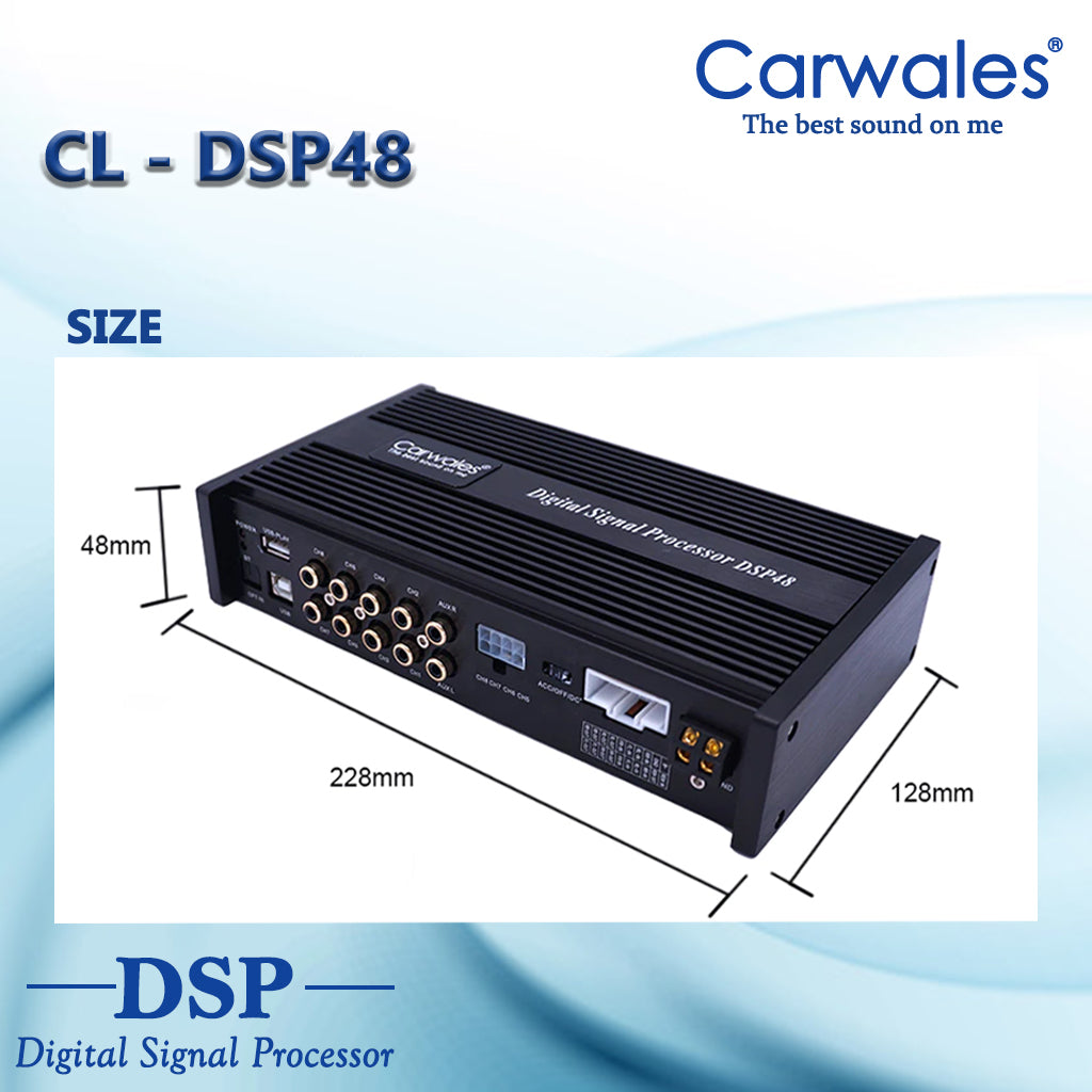 Carwales CL-DSP48 Car Audio Digital Signal Processor – Carwales Malaysia Official Store